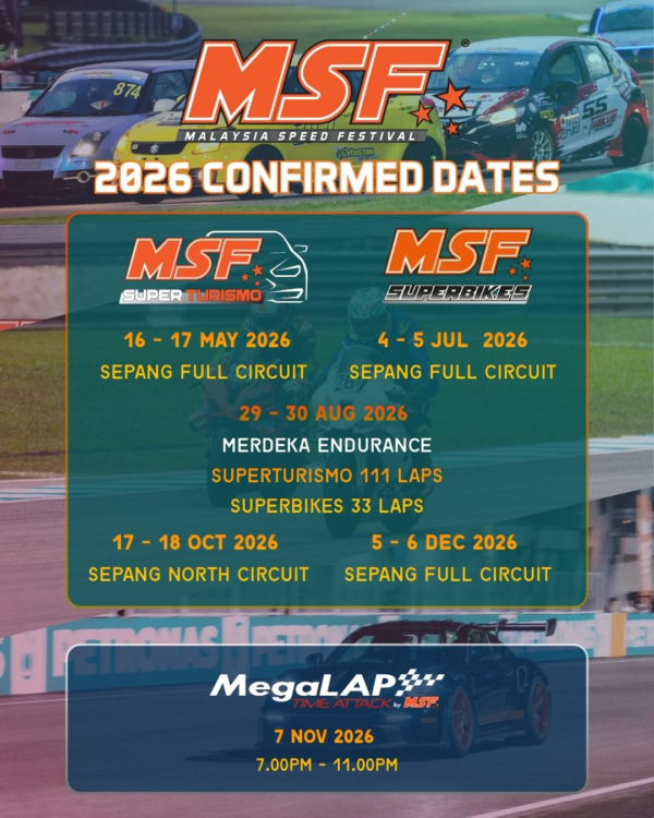 MSF 2026 Calendar – MSF Racing Series